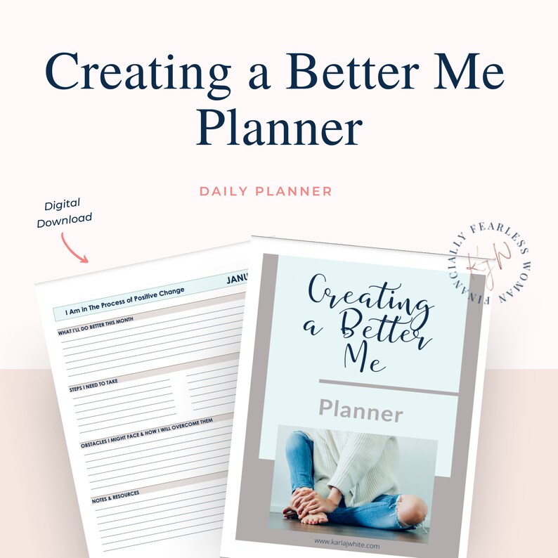 Planner | Printable Planner | Creating A Better Me Planner ...