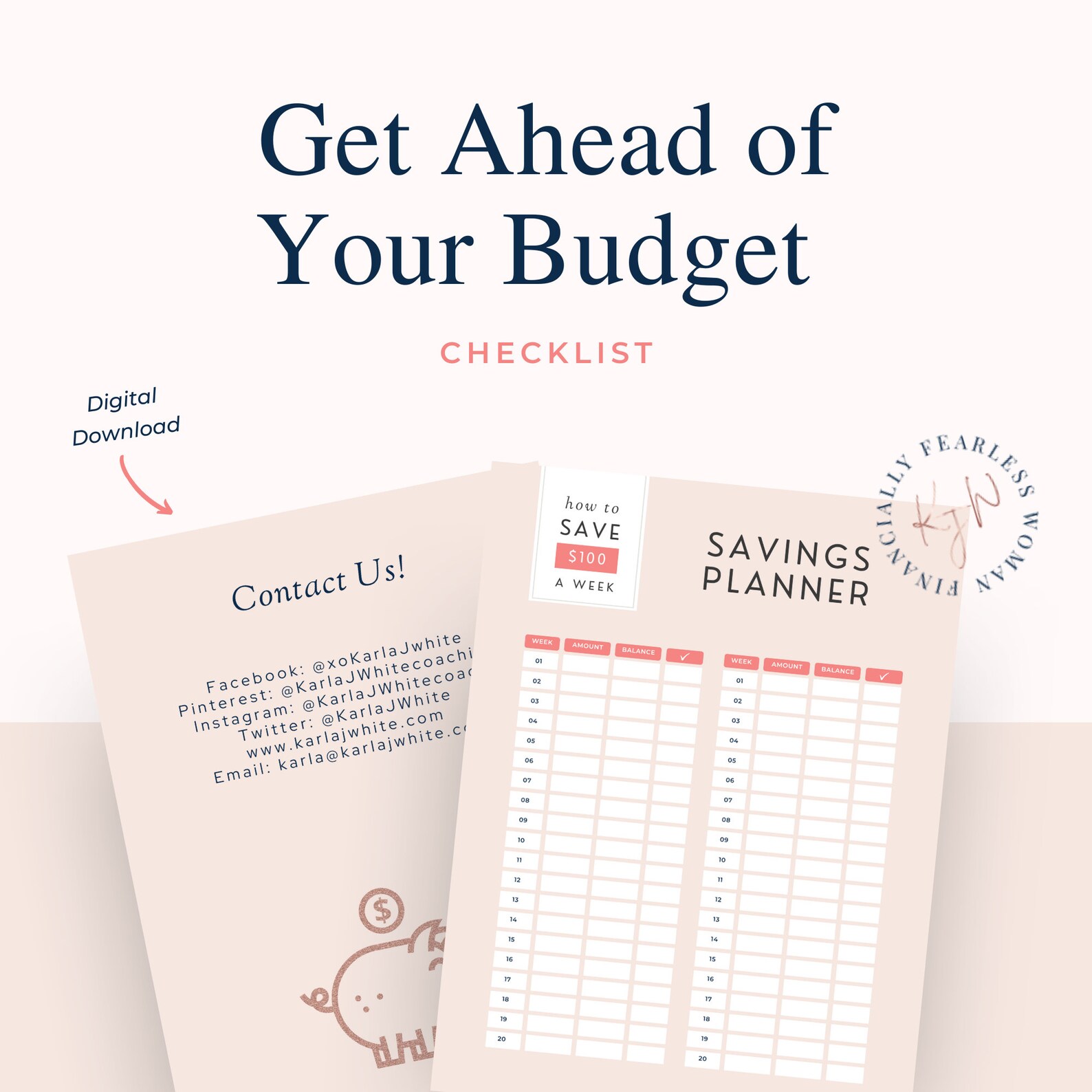 Budget Planner | Saving Money is the Key to Financial Stability and ...