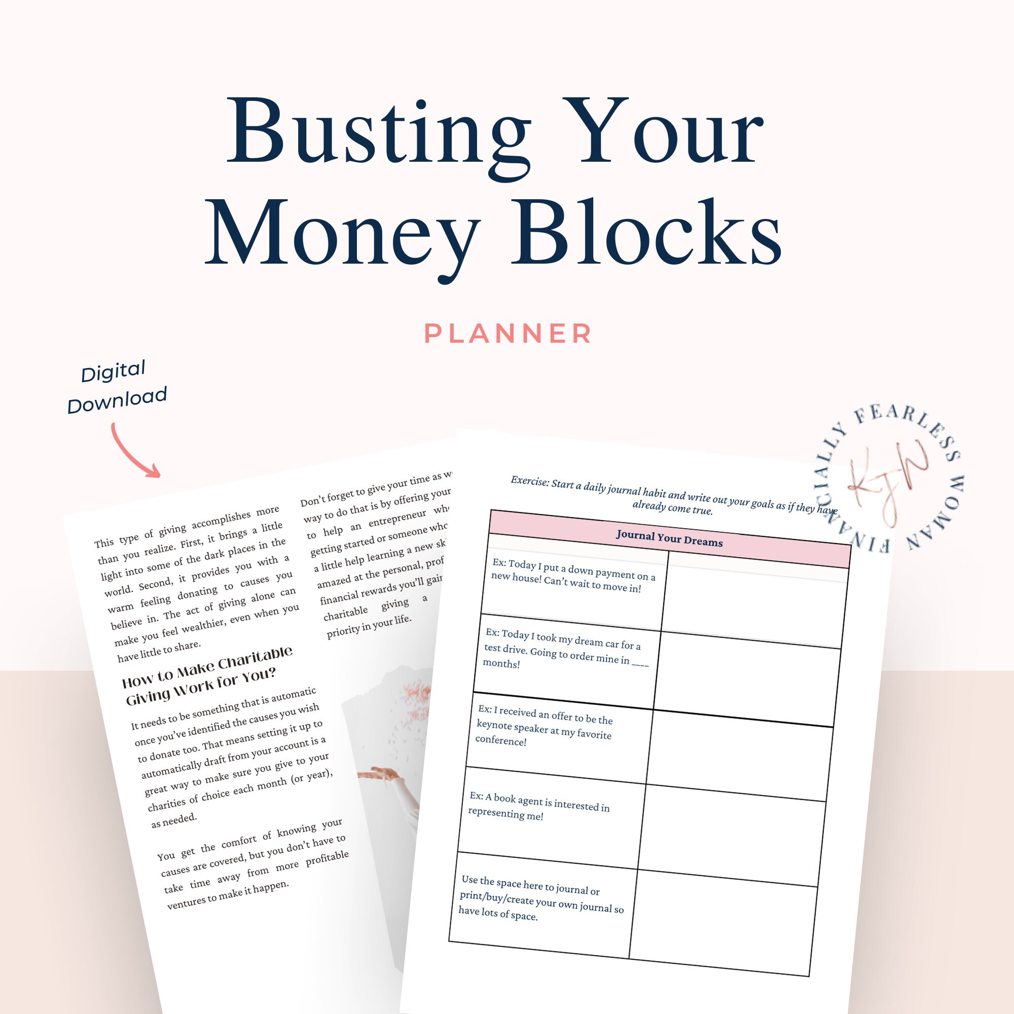 Busting Your Money Blocks Planner - Etsy