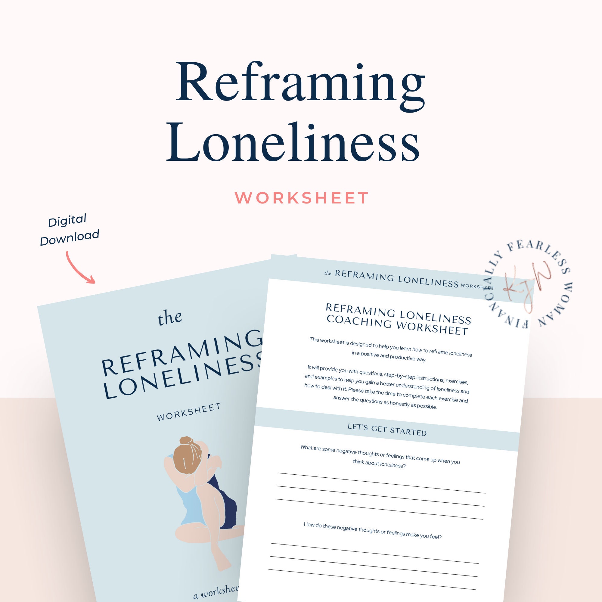 Reframing Loneliness Workbook Self Coaching Workbook for Lonely People ...