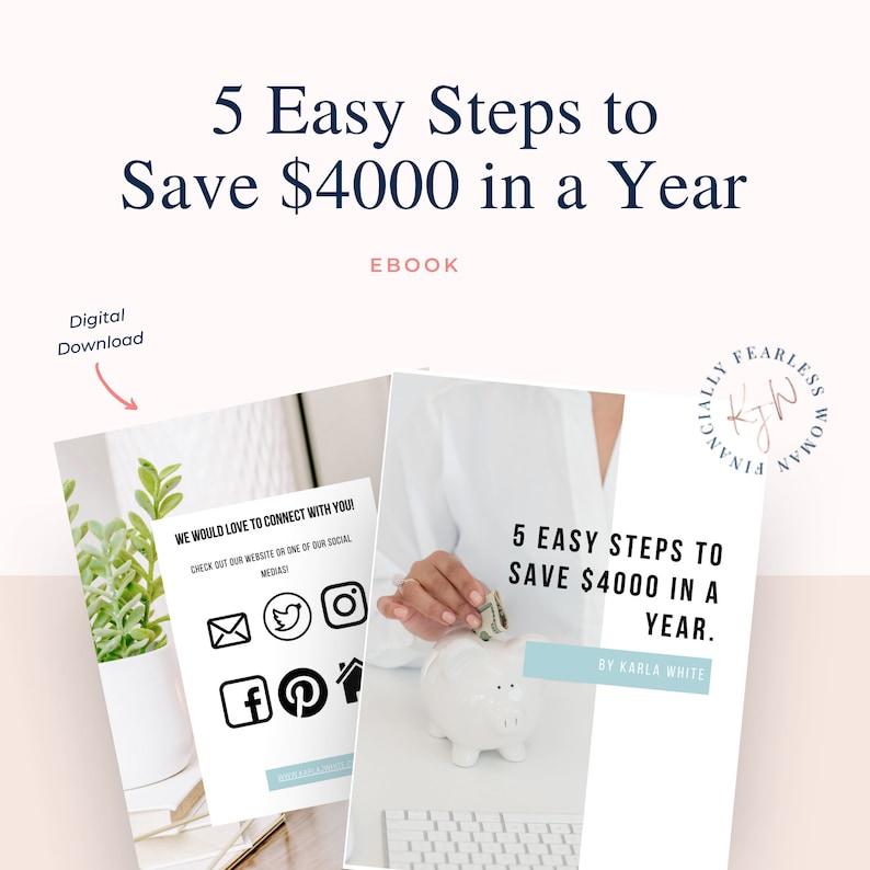 5 Easy Steps to Save 4000 Dollars in a Year | Savings and Budgeting ...