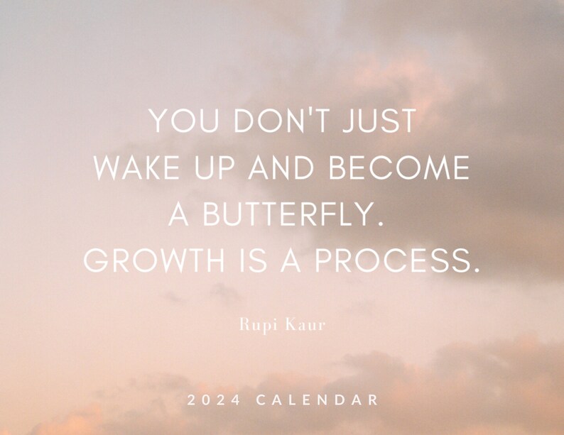 2024 Motivational Digital Wall Planning Calendar | Inspirational ...