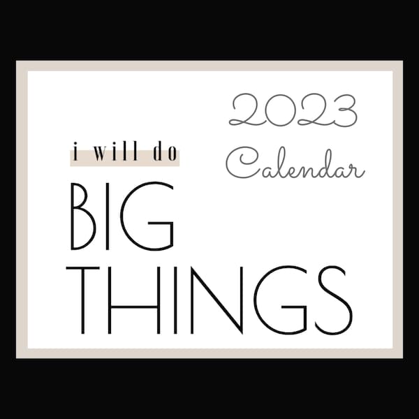 Inspirational Quotes Wall Calendar 2023 - Etsy