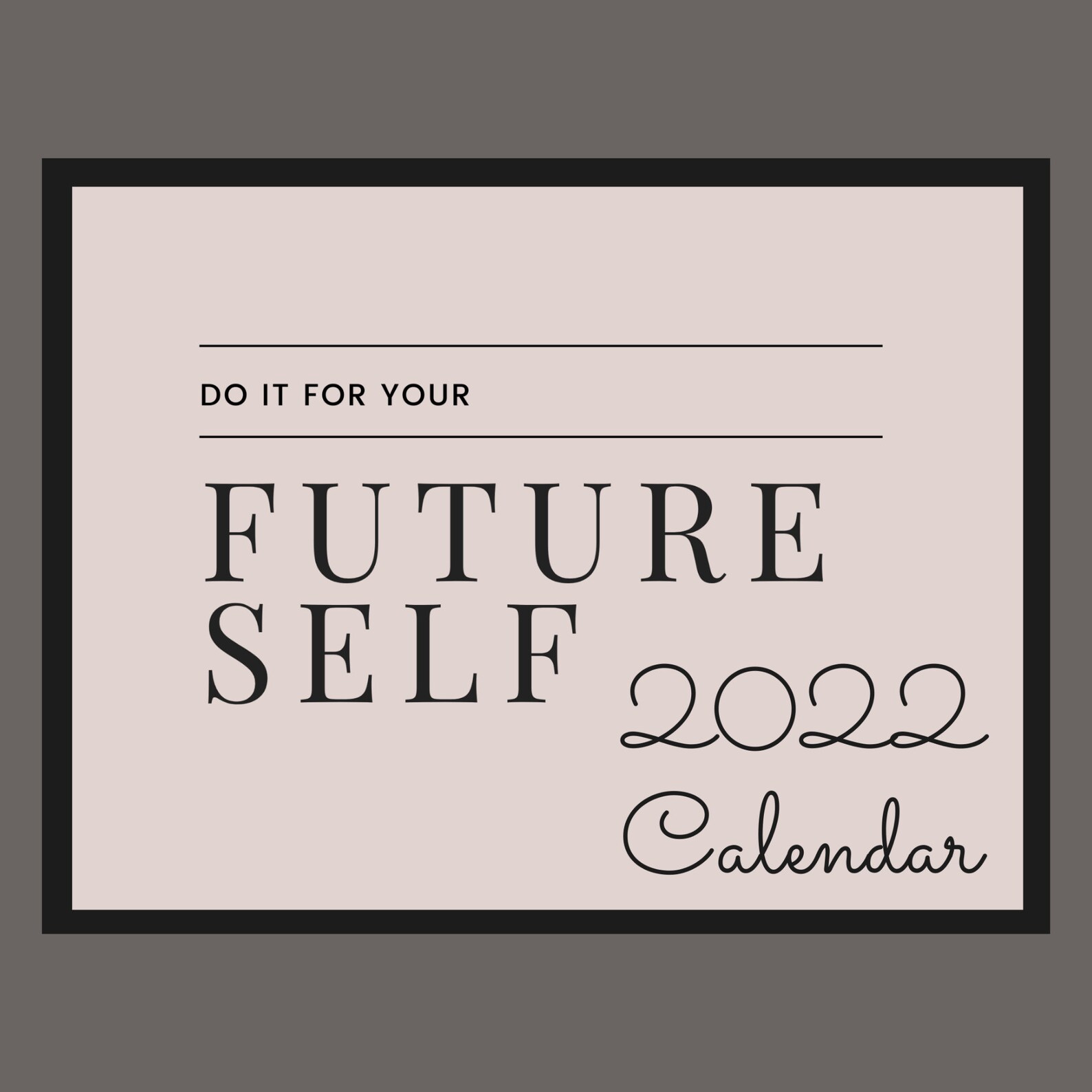 Motivational Digital Wall Planning Calendar 2022 - Etsy