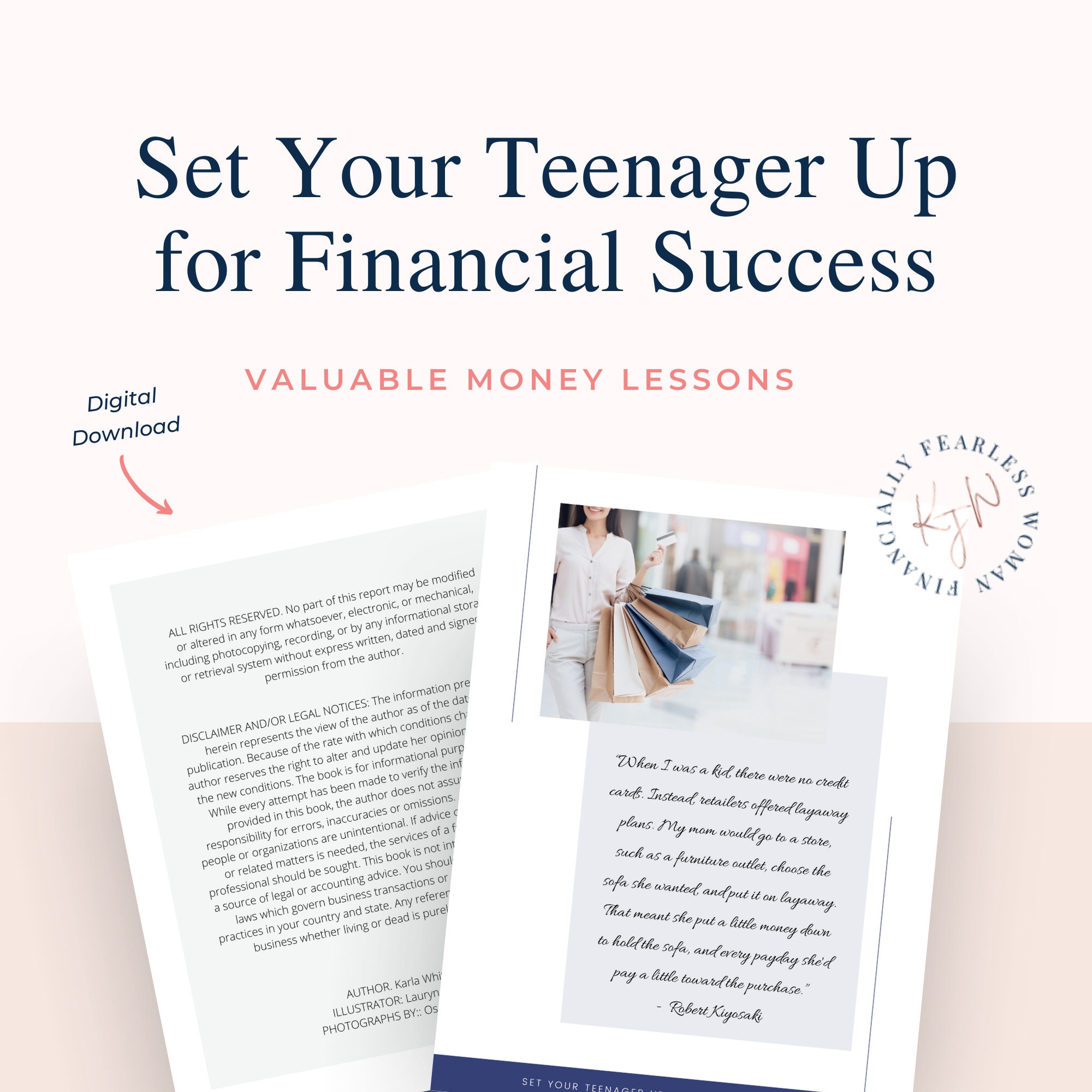 Financial Literacy Ebook for Teaching Your Teenagers Good Money Habits ...