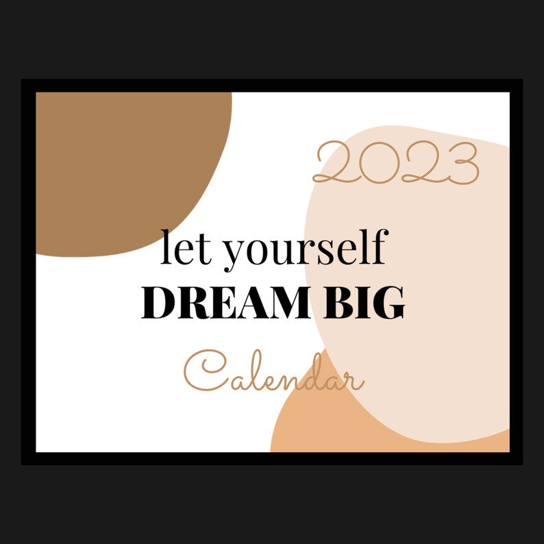 2023 Motivational Digital Wall Planning Calendar - Etsy