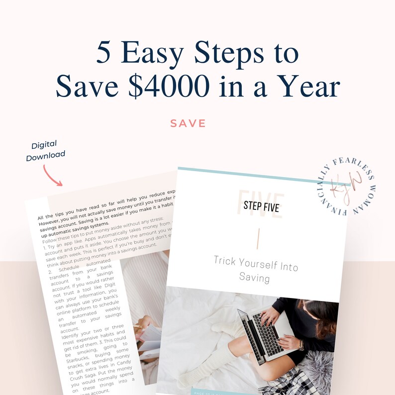 5 Easy Steps to Save 4000 Dollars in a Year | Savings and Budgeting ...