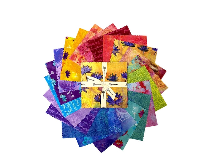 Hummingbird Lane 5" Charm Pack by Lunn Studios for Robert Kaufman ...