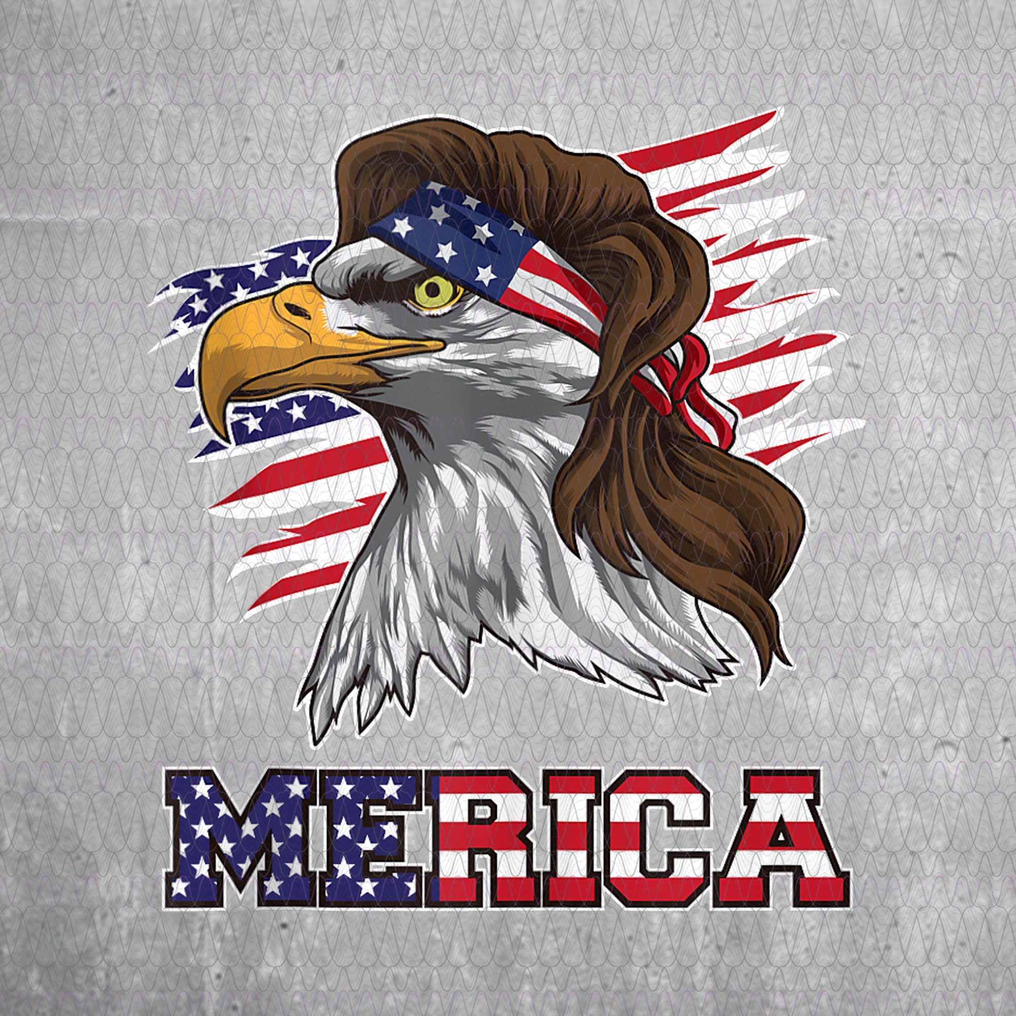 American Bald Eagle Mullet Merica Bird Of Prey Gifts Design | Etsy