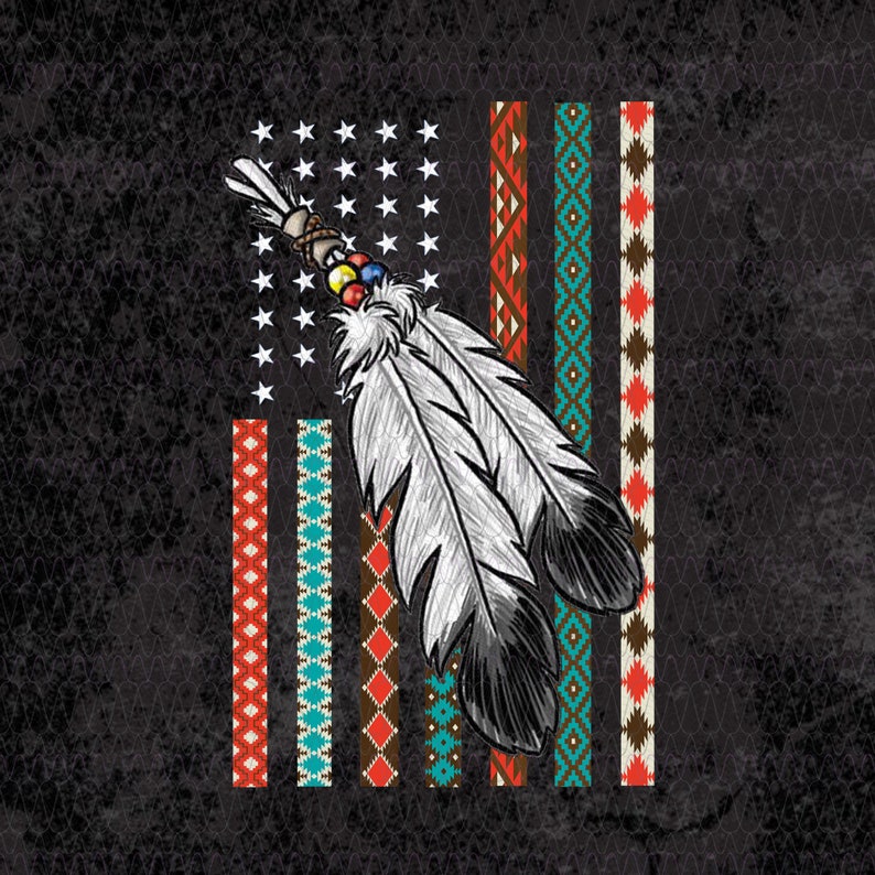 Native Blood Flag Native American Gifts Design 2020 PNG File | Etsy