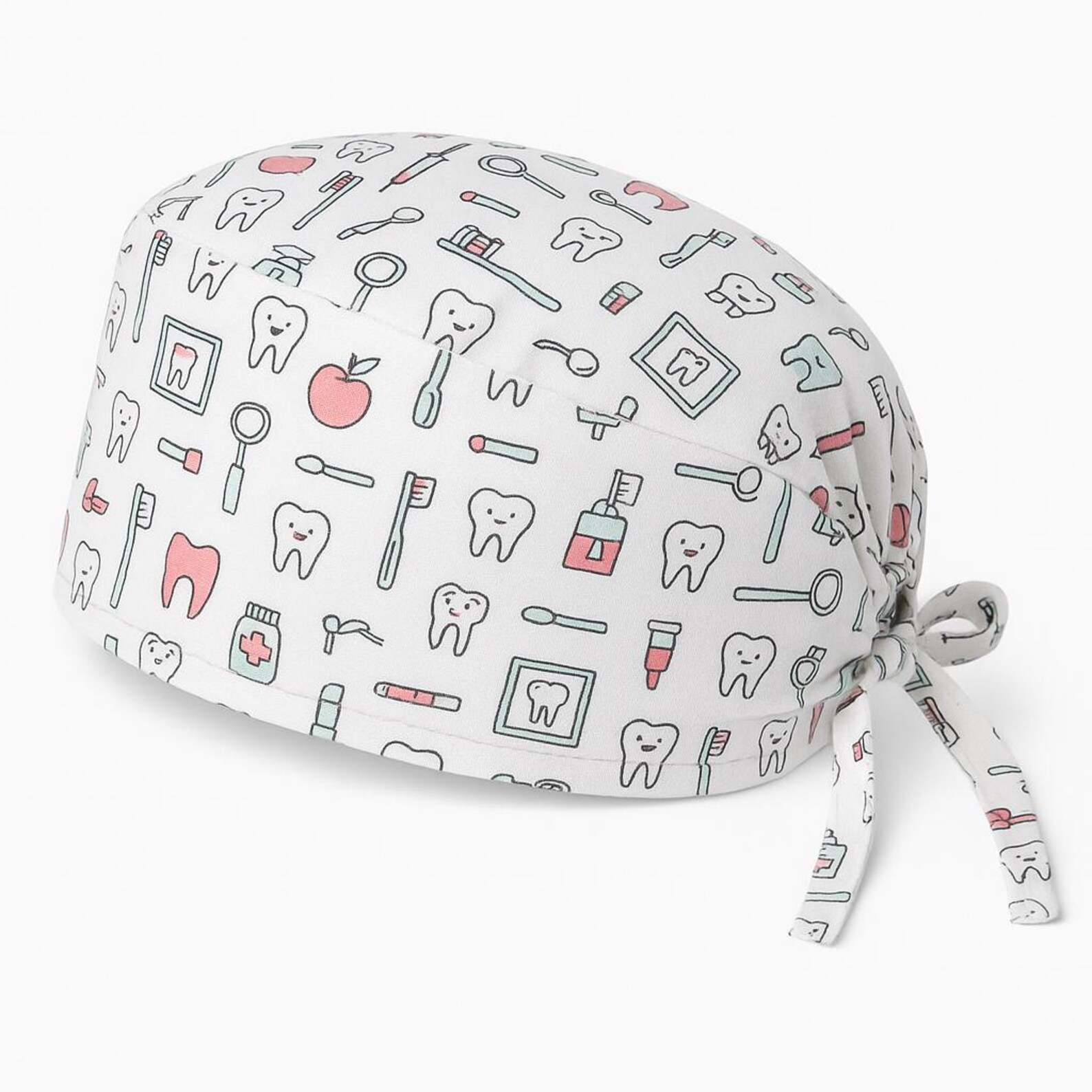 Tooth Print Dental Scrub Cap: Cotton Dentist/hygienist Hat - Etsy