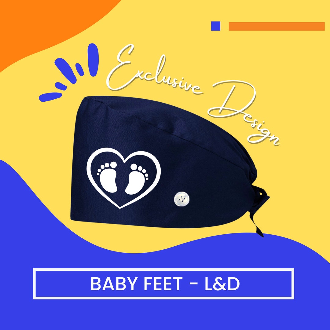 BABIES Footprints Surgical Scrub Doctor Gynecologist - Etsy