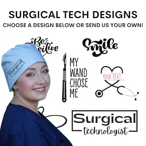 Celebrate National Surgical Tech Week With Customized Scrub Caps for ...