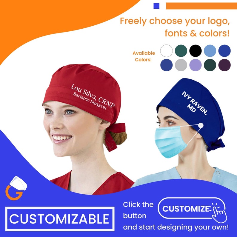 Celebrate National Surgical Tech Week With Customized Scrub Caps for ...