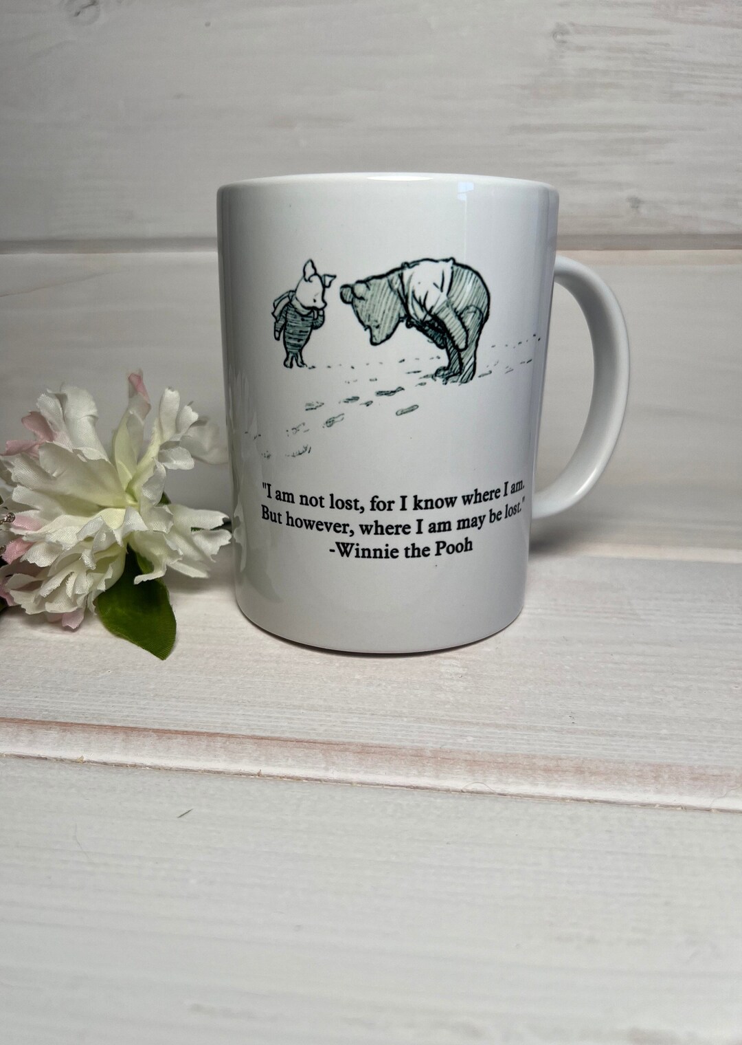 Winnie the Pooh and Piglet Mug - Etsy