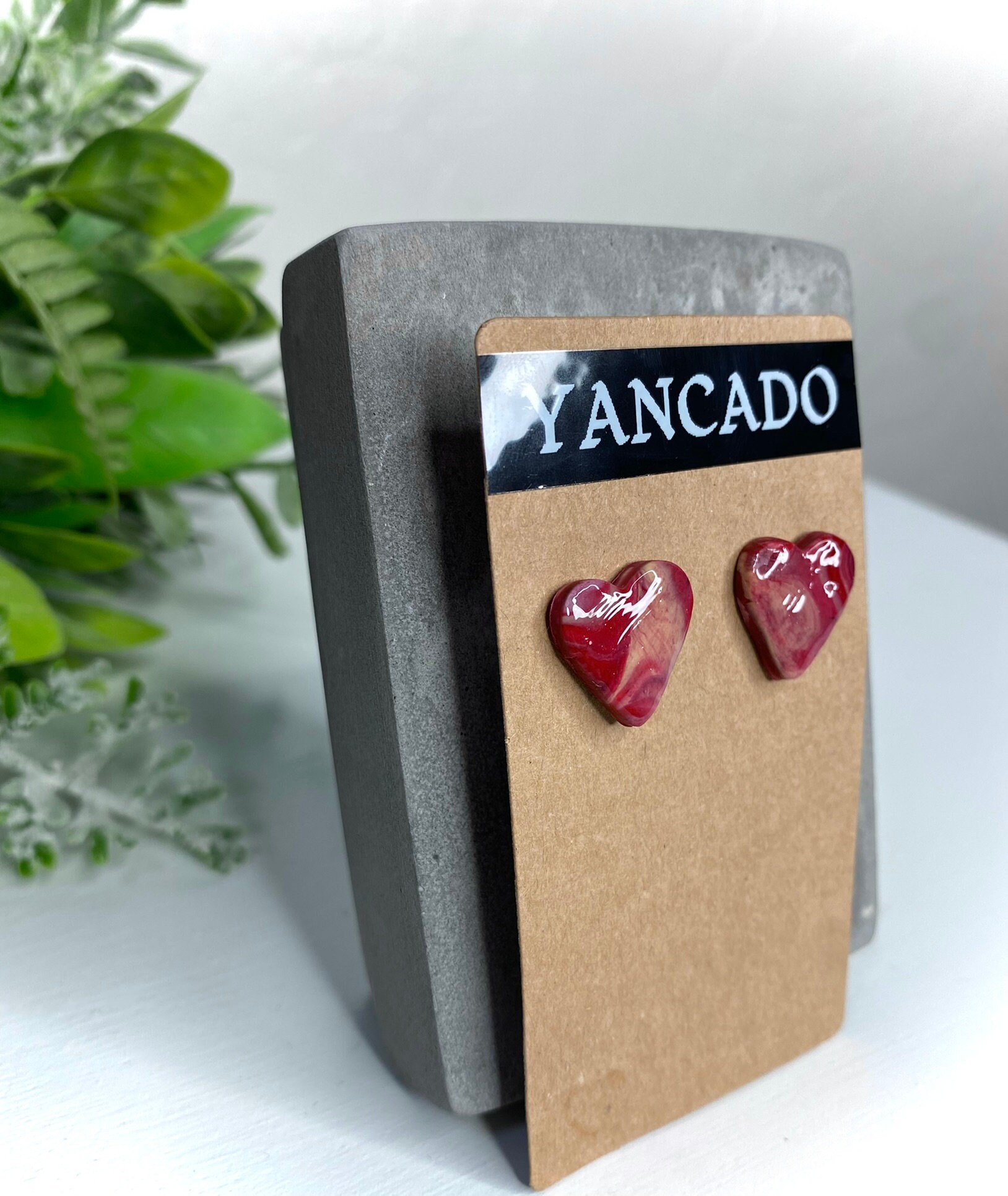 Handmade Bloody & Gory Heart-shaped Skin Earrings Made W/ Polymer Clay ...