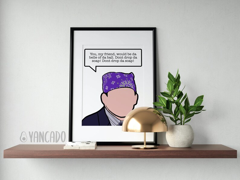 PRINTABLE Michael Scott Prison Mike Quote Poster the Office | Etsy