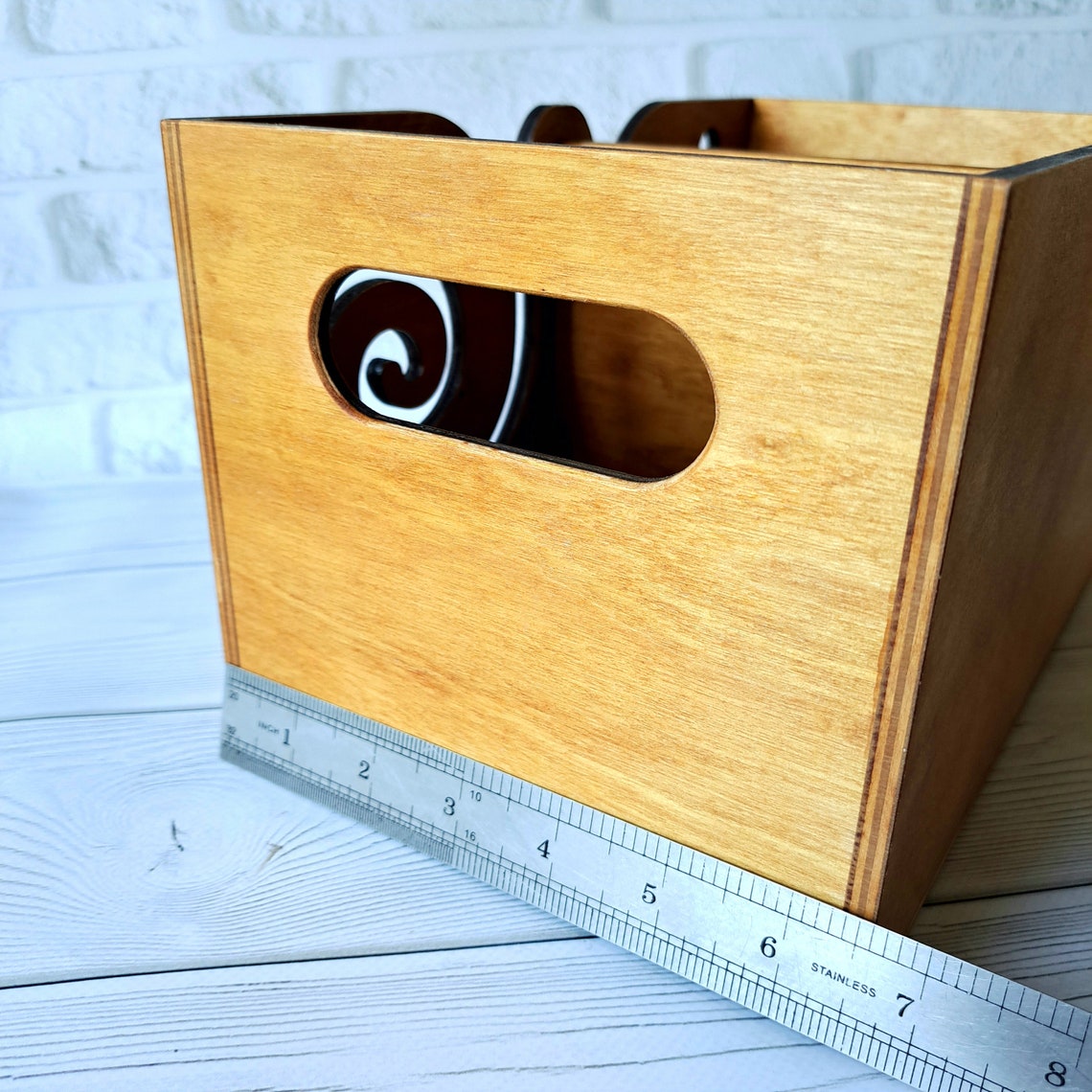 Large Wooden Yarn Bowl Handmade Yarn Box Yarn Ball Holder - Etsy