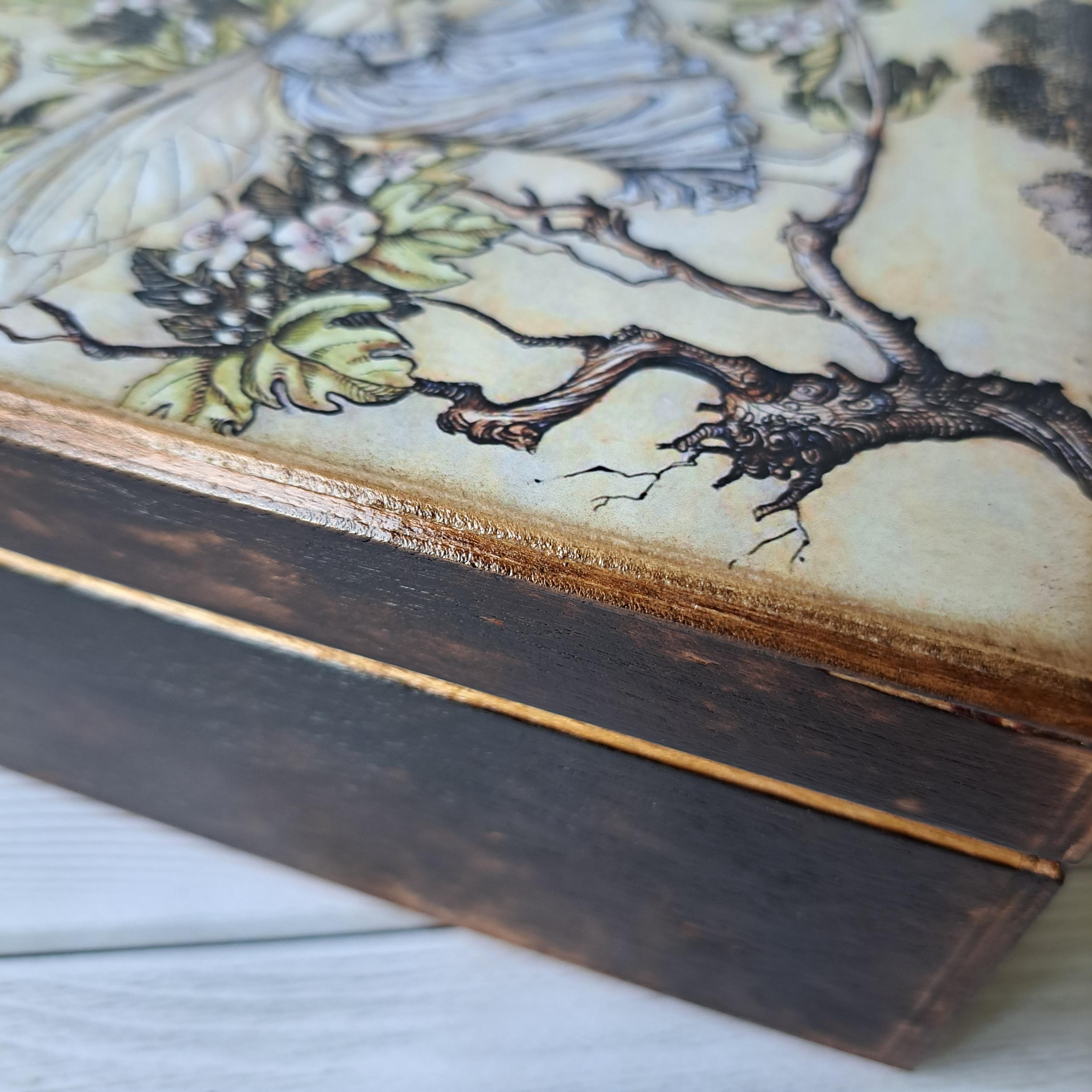 Engraved Memory Box Fairies Wooden Keepsake Box Arthur Rackham ...