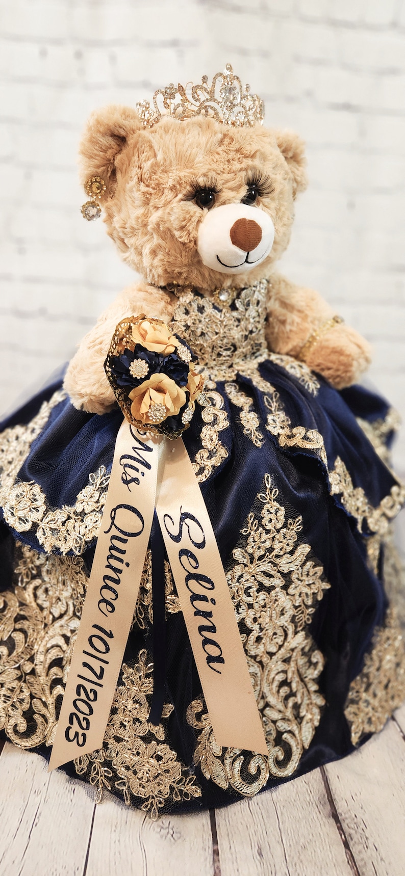 Custom Quinceanera Dress for Bear or Doll: Personalized Keepsake - Etsy
