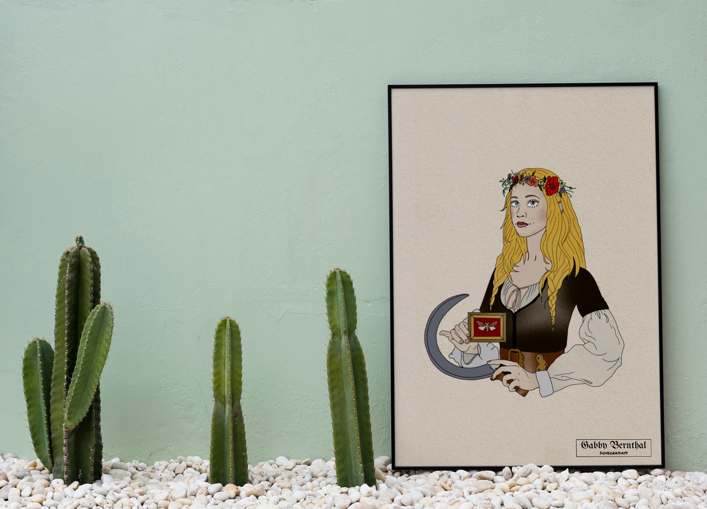 Joanna Newsom Art Print - Ys Joanna Newsom - Ys Album Art - Joanna ...