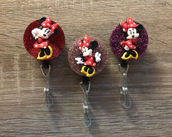 Minnie Mouse Badge - Etsy
