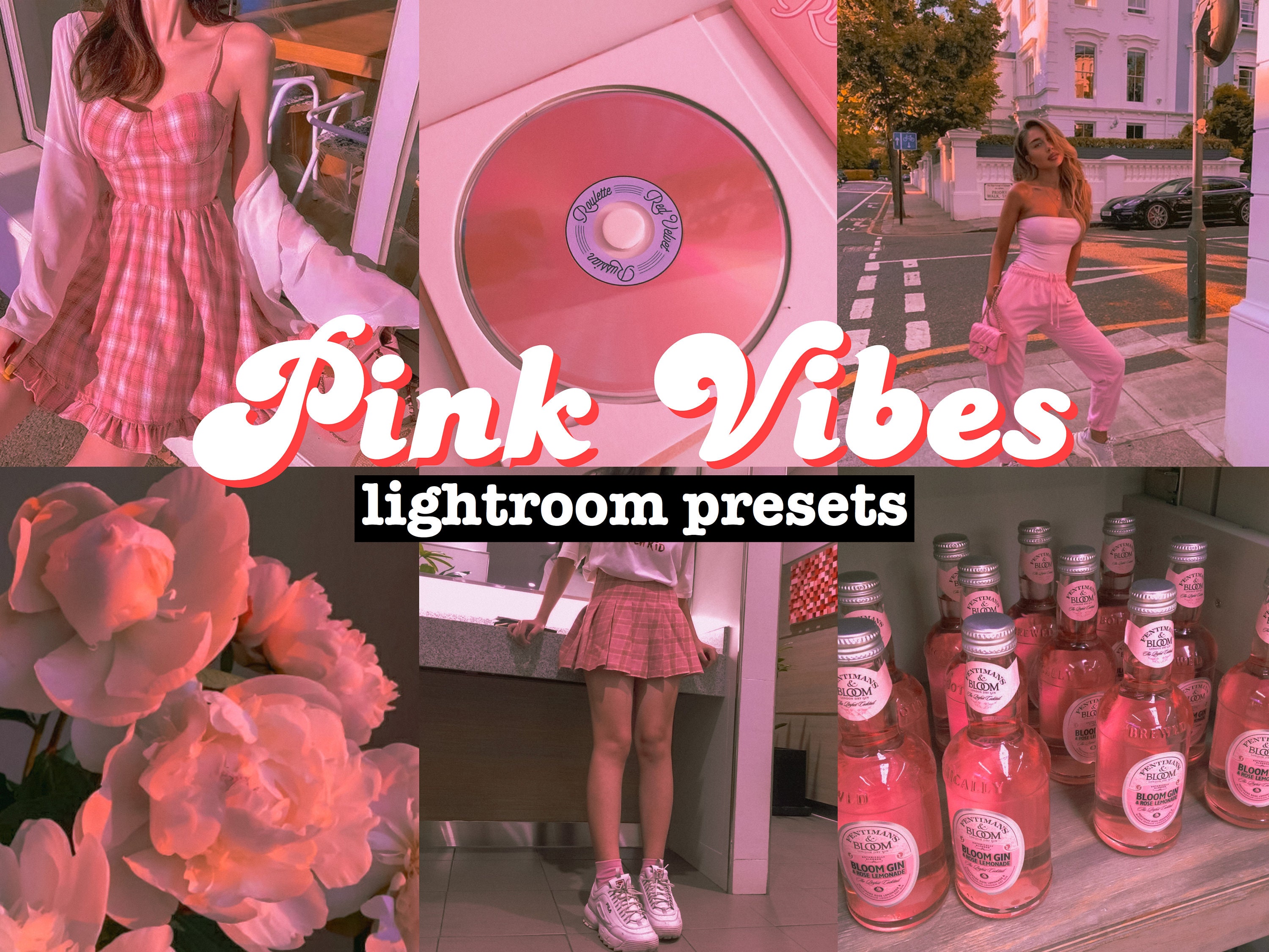 10 PINK VIBES Mobile Lightroom Presets Vsco Filters Iphone | Etsy