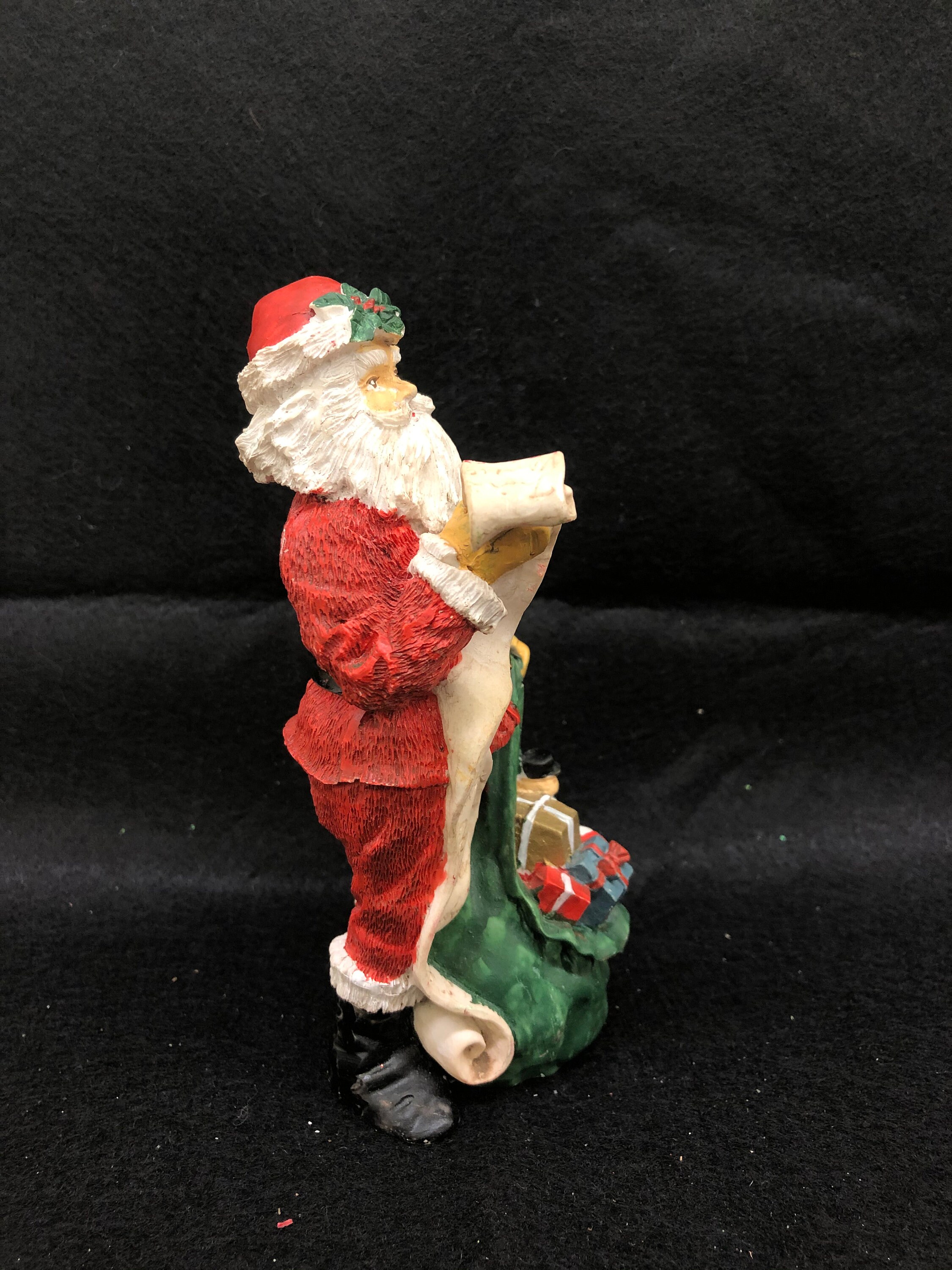 Vintage Santa Claus With List and Presents Christmas - Etsy