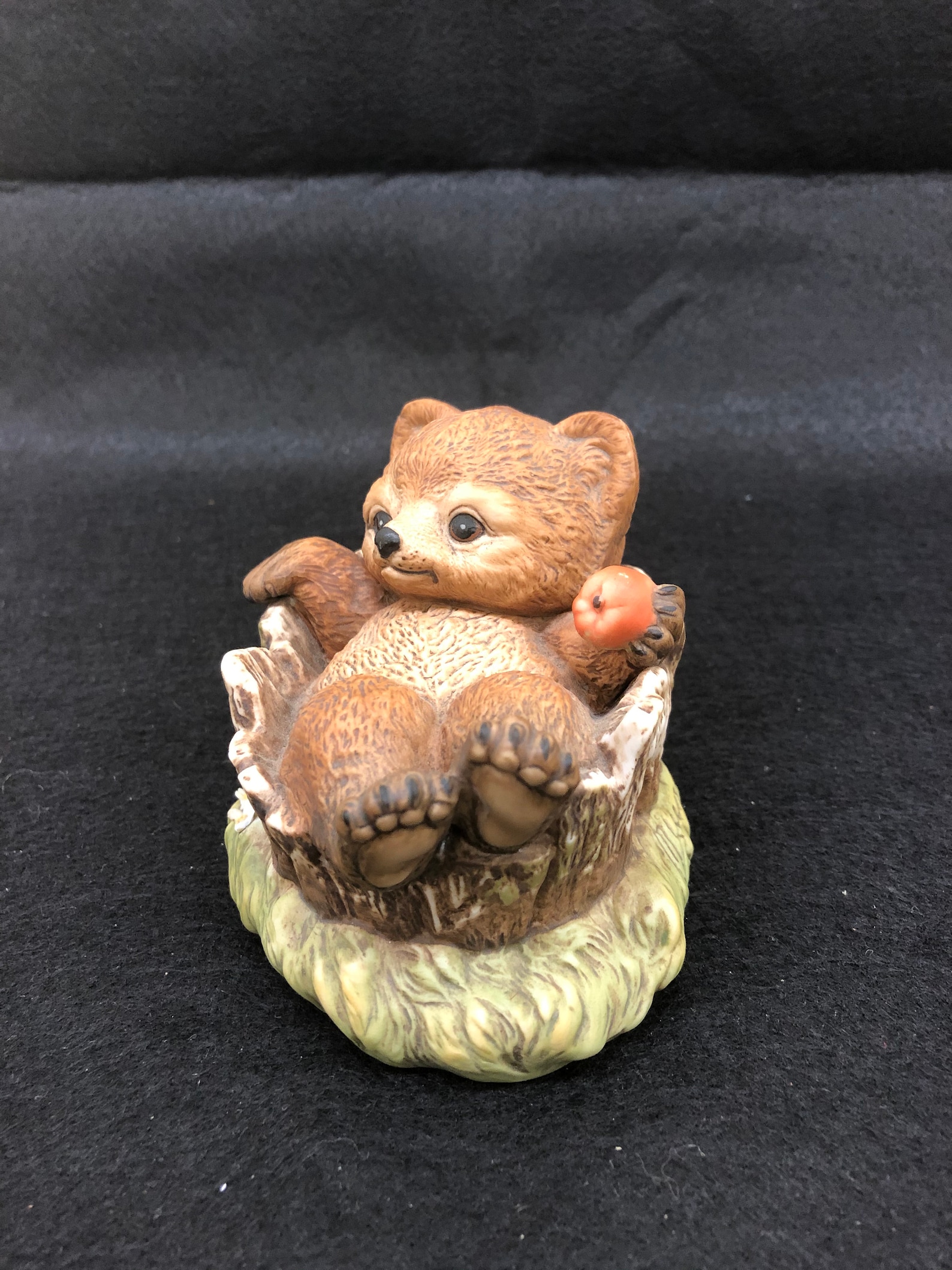 HOMCO Masterpiece Porcelain Bear Cub Figurine, 1986 - Etsy