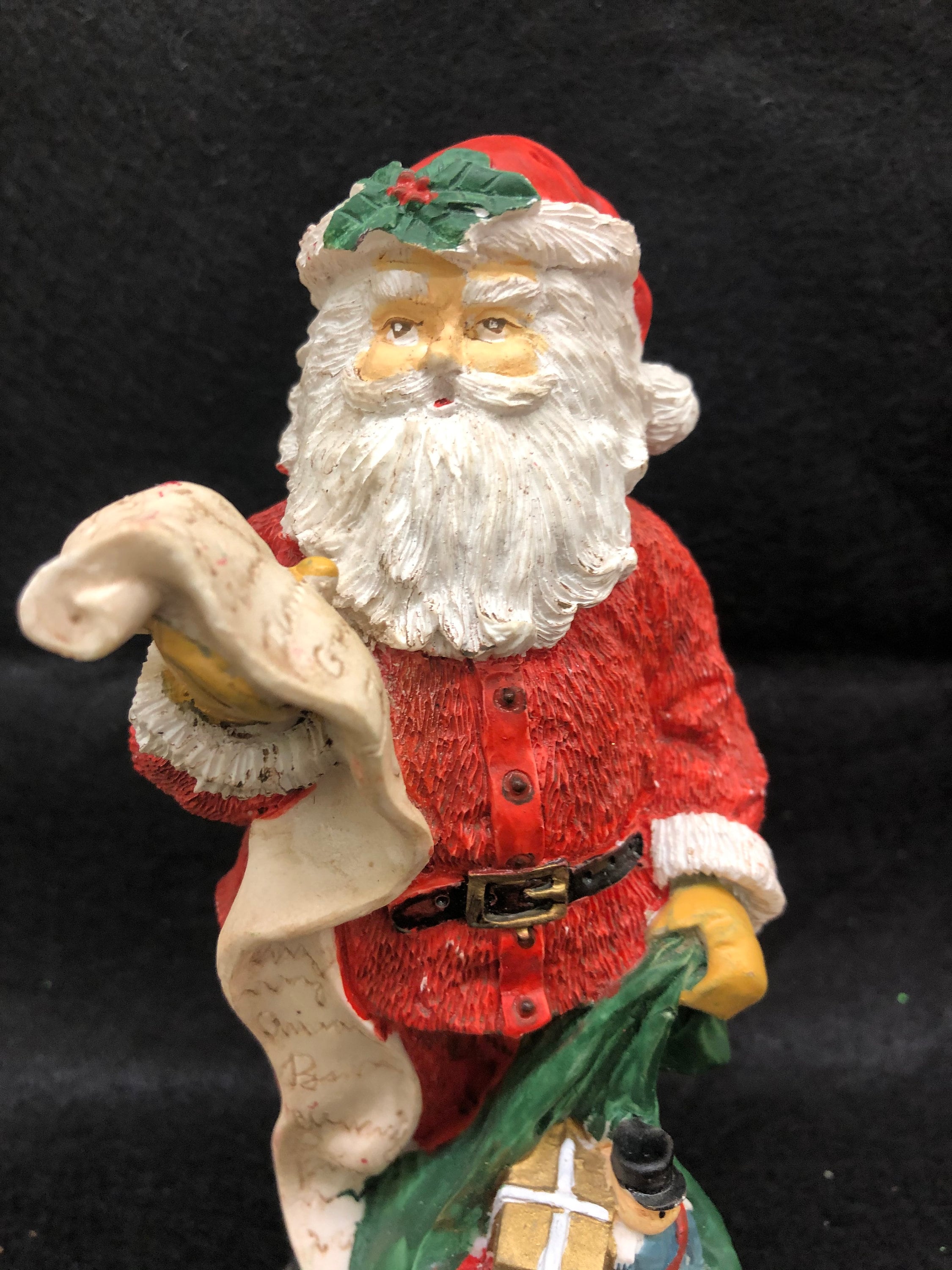 Vintage Santa Claus With List and Presents Christmas - Etsy