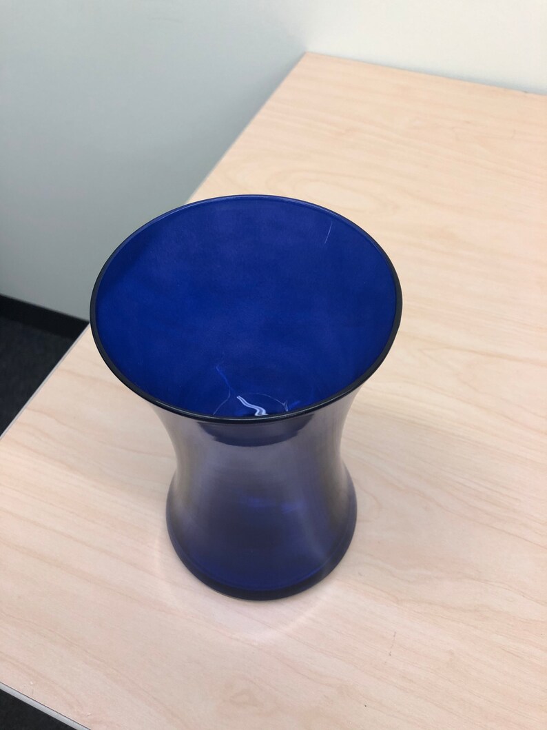 8" Gathering Vase Cobalt Syndicate Sales COB940 Made in the USA - Etsy