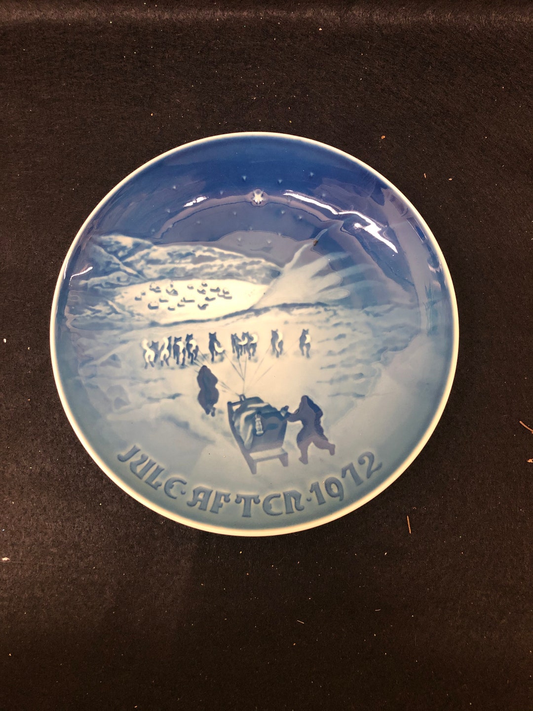 Bing & Grondahl 1972 Jule Aften Christmas in Greenland Collector Plate ...