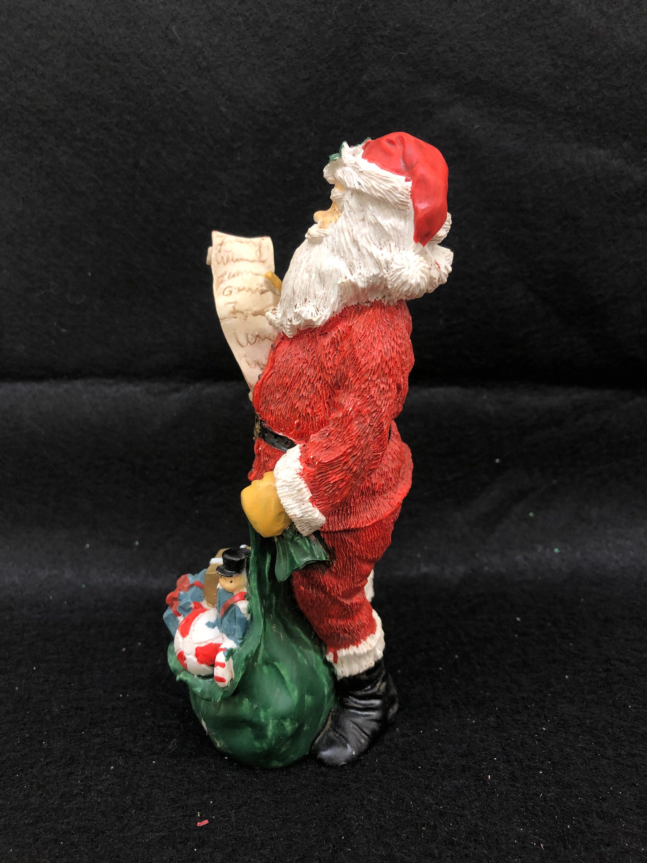 Vintage Santa Claus With List and Presents Christmas - Etsy
