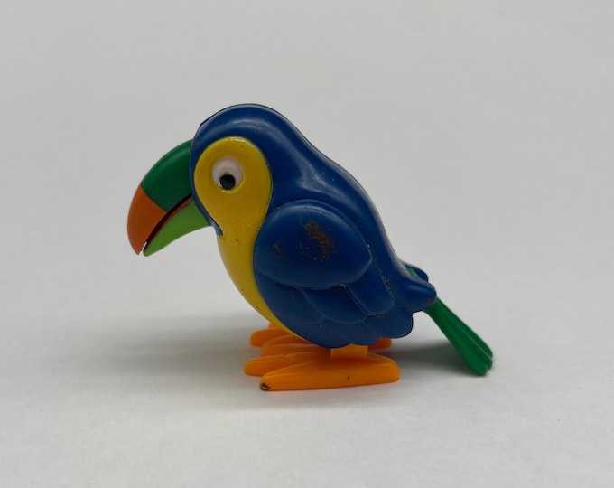 WORKING Hans Wind-up Hopping Toucan - Etsy