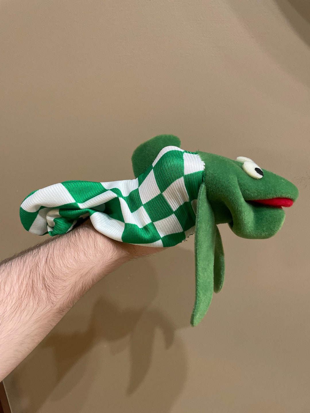 Custom Puppet: Chance the Checkered Fish - Etsy