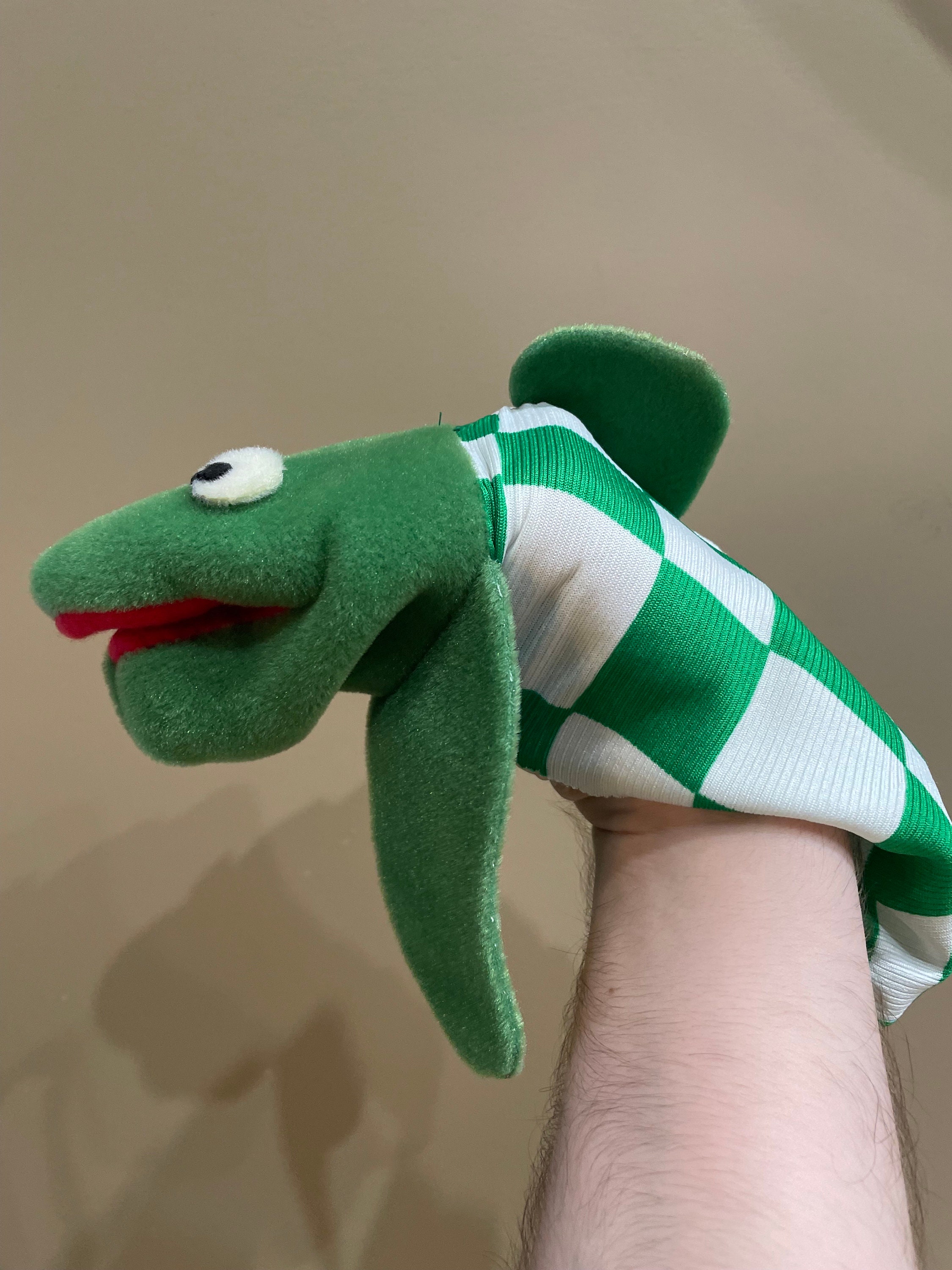 Custom Puppet: Chance the Checkered Fish - Etsy