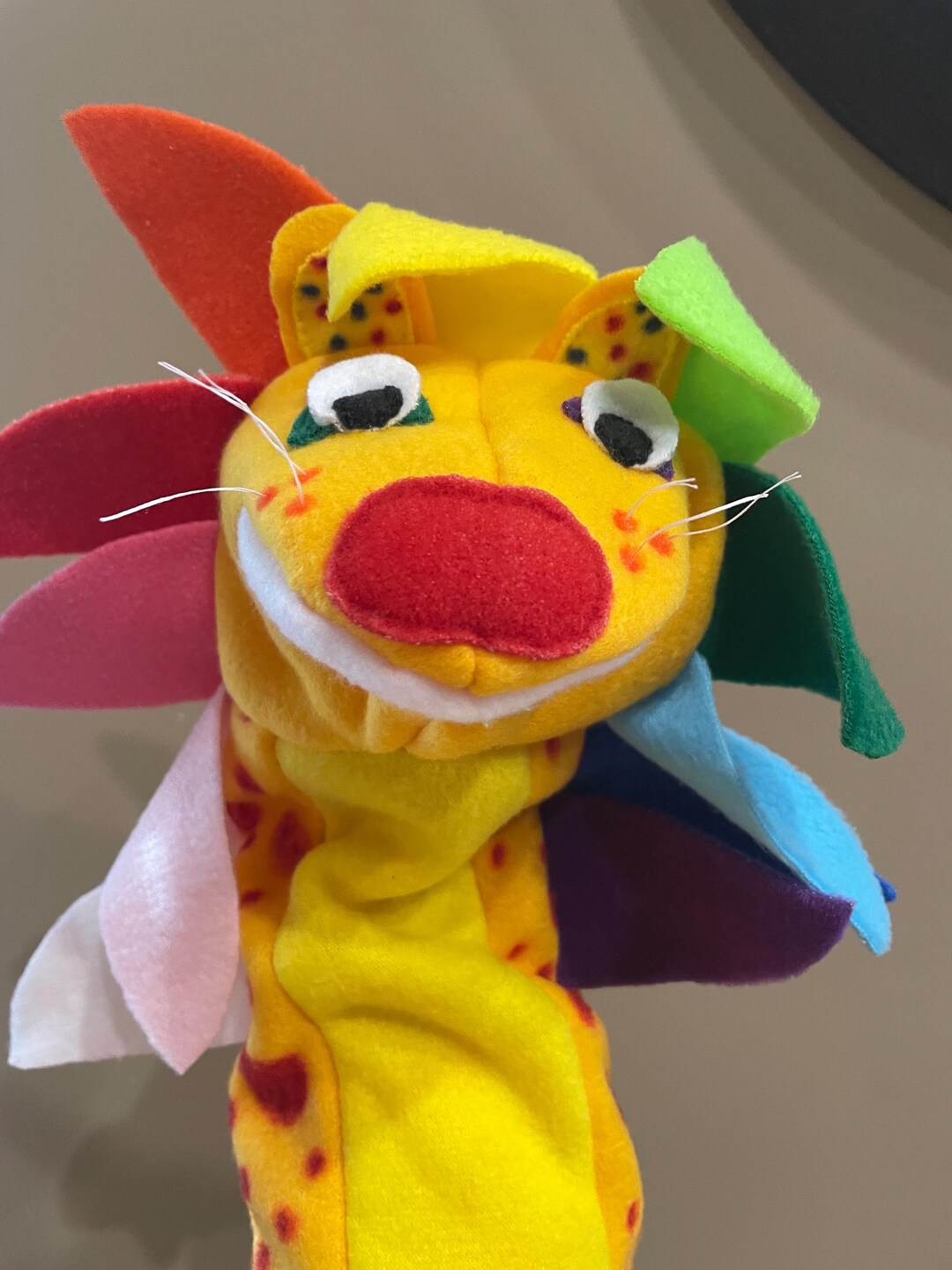 Custom Puppet: Gerald the Lion - Etsy