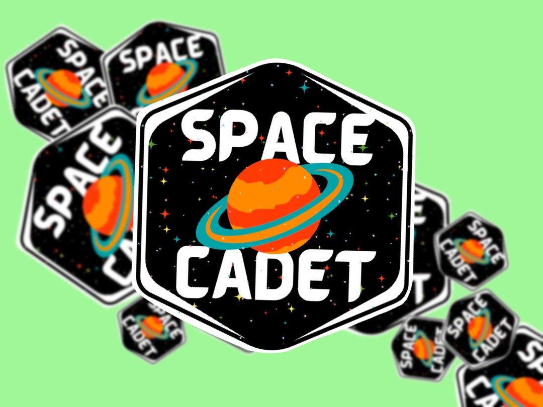 Space Cadet Sticker Water Bottle Sticker Laptop Die Cut Sci-fi ...