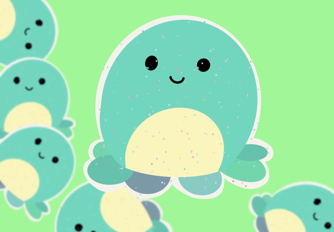Squishmallow Octopus | Sticker | Water Bottle Sticker | Die Cut | Gift ...