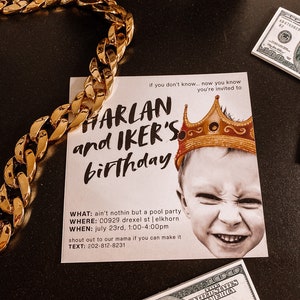 FULLY Custom Notorious Party Invitations - Etsy