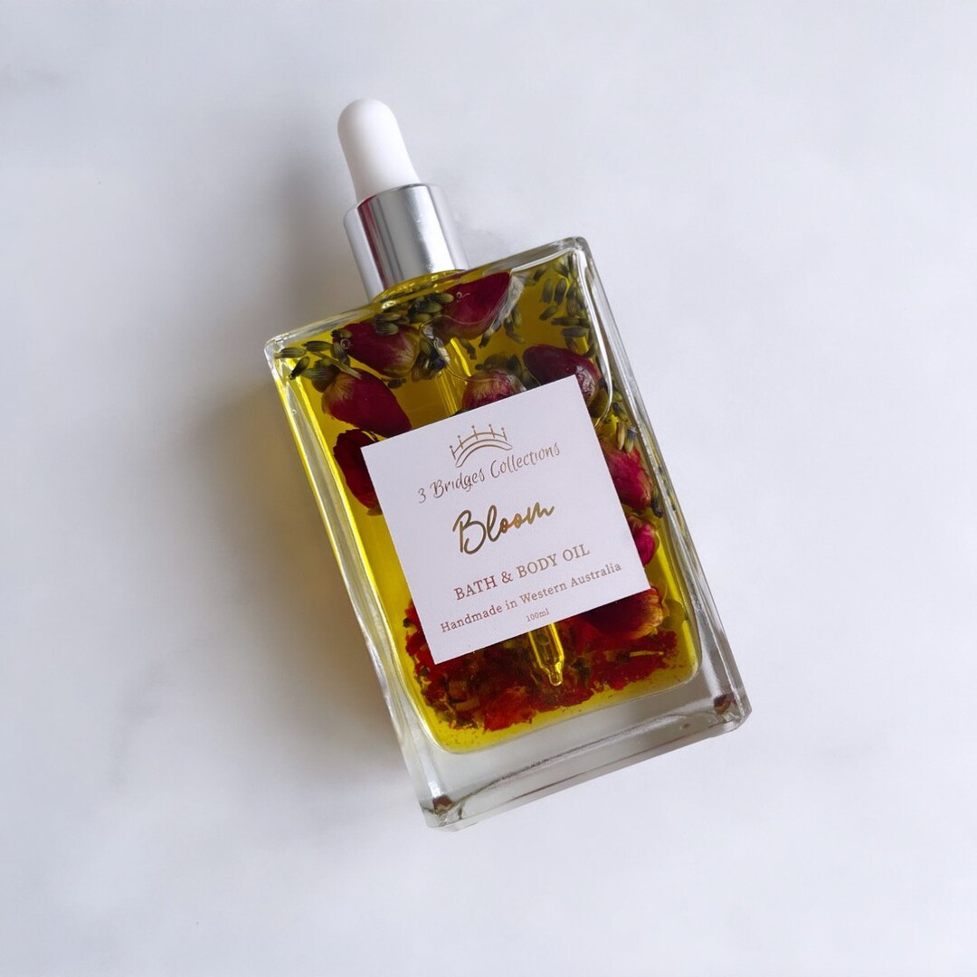 Bloom Bath & Body Oil ~ 100ml ~ Natural Body Oil ~ Essential Oils ...