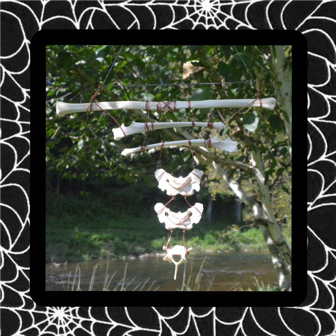 Handmade Beaded Bone Art Wall/ceiling Hanger - Etsy