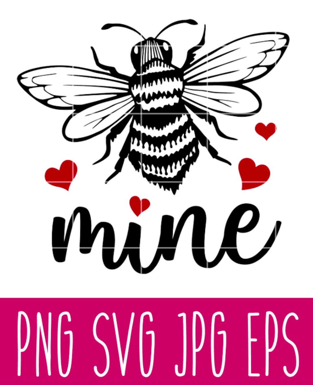 Bee Mine Svg, Valentines Day Svg, Valentine Svg, Honey Love Svg, Cricut ...