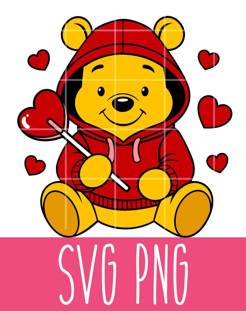 Elegantes Winnie Pooh Sprche Liebe Bild