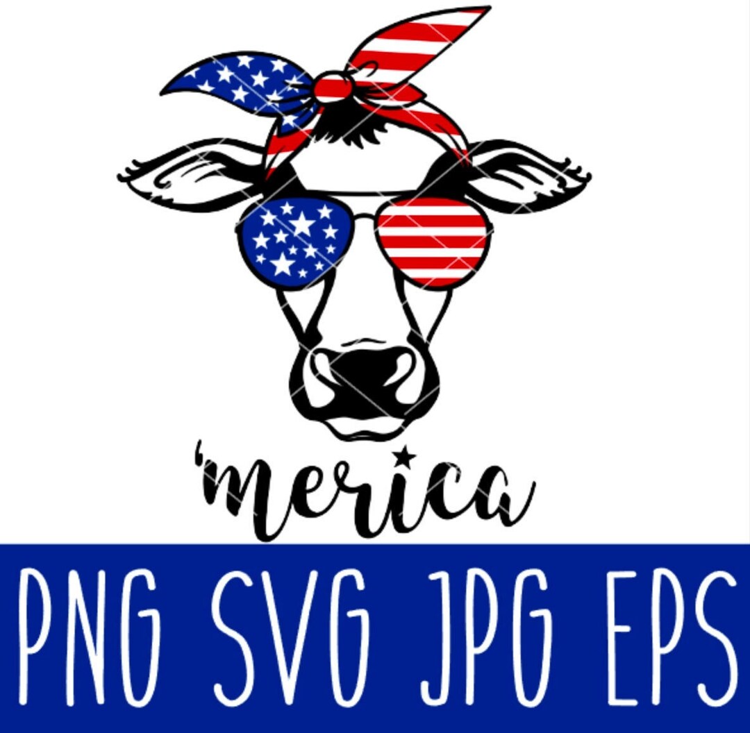 Heifer MERICA Svg,usa, Fourth of July Svg, America Svg, Cricut ...