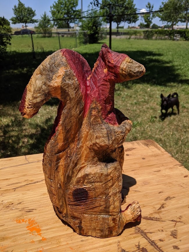 Chainsaw Squirrel Carving - Etsy