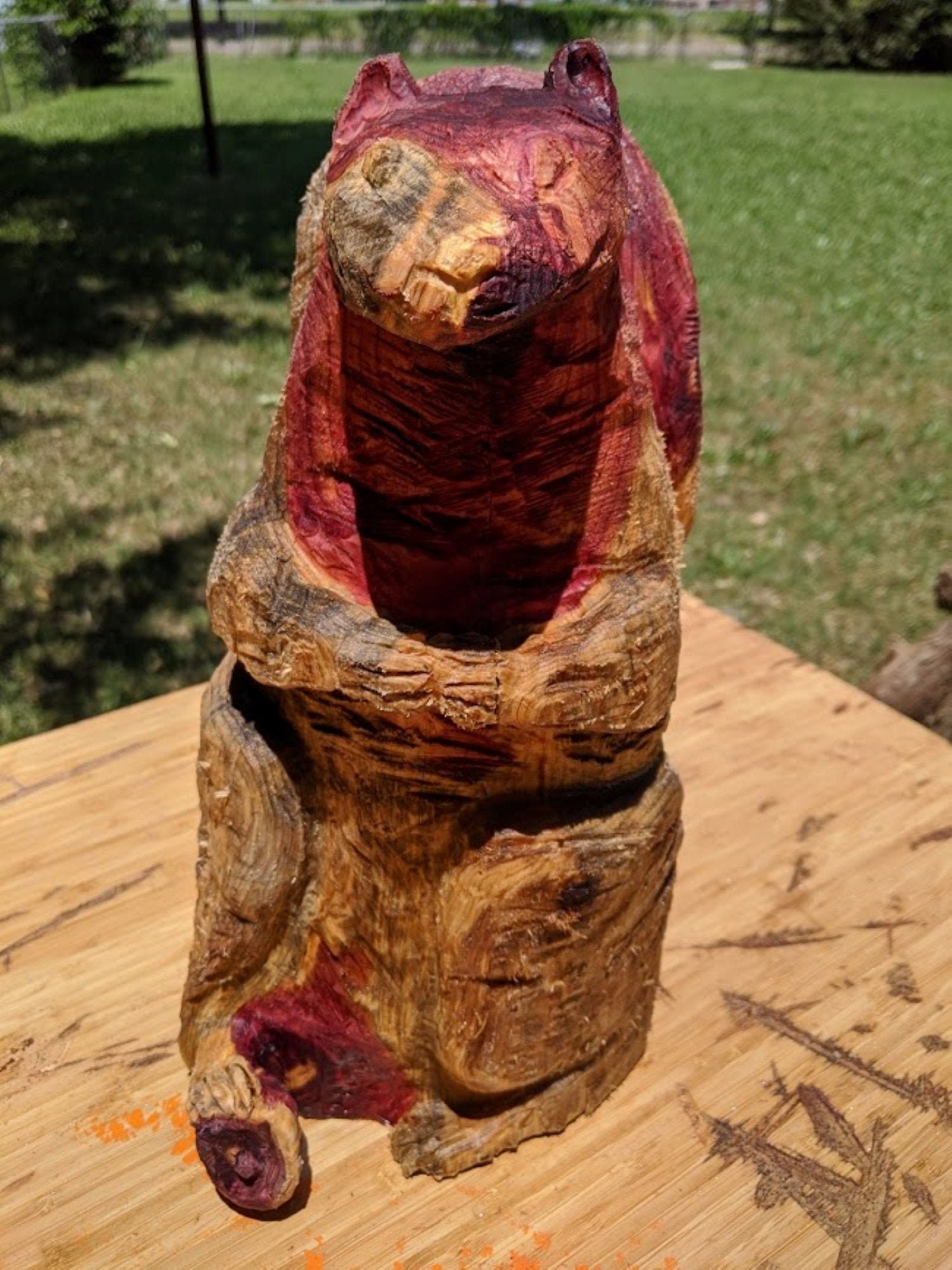 Chainsaw Squirrel Carving - Etsy
