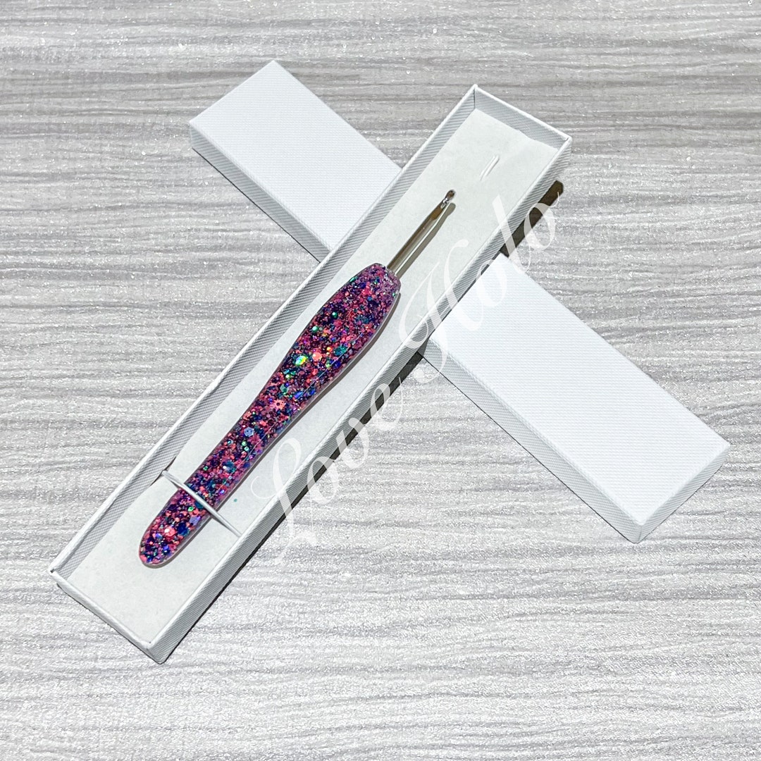 Holo Glitter Crochet Hook - Etsy
