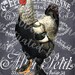French Rooster Chalkboard Printable Digital Download Portrait and Wide ...