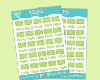 42 Cute Cash Envelopes/budget/save/money Planner Stickers - Etsy